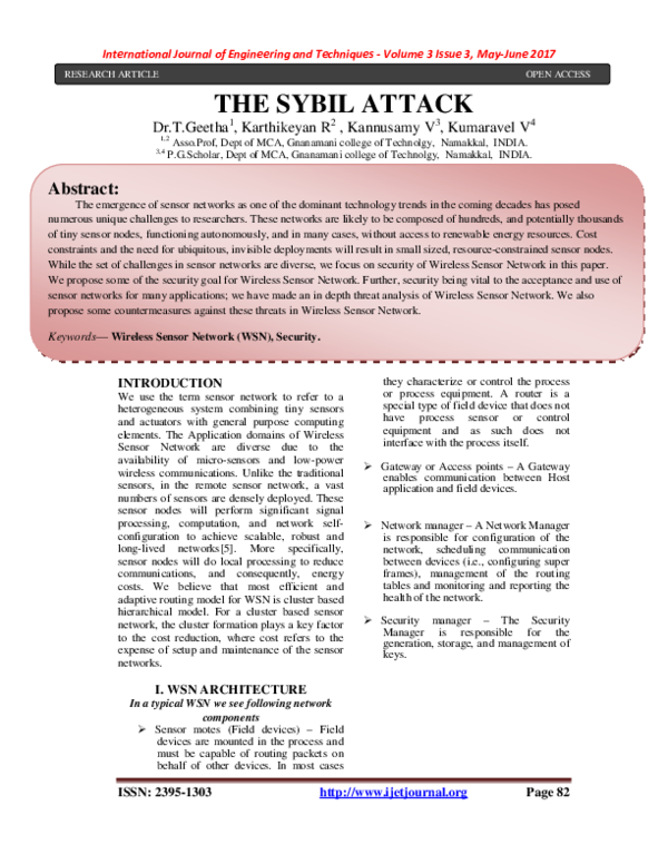 (PDF) THE SYBIL ATTACK