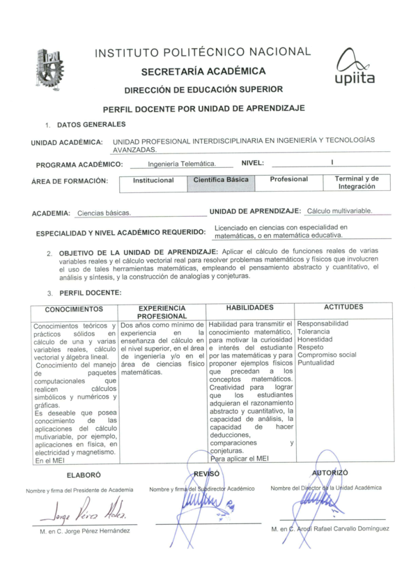 (PDF) Calculo multivariable