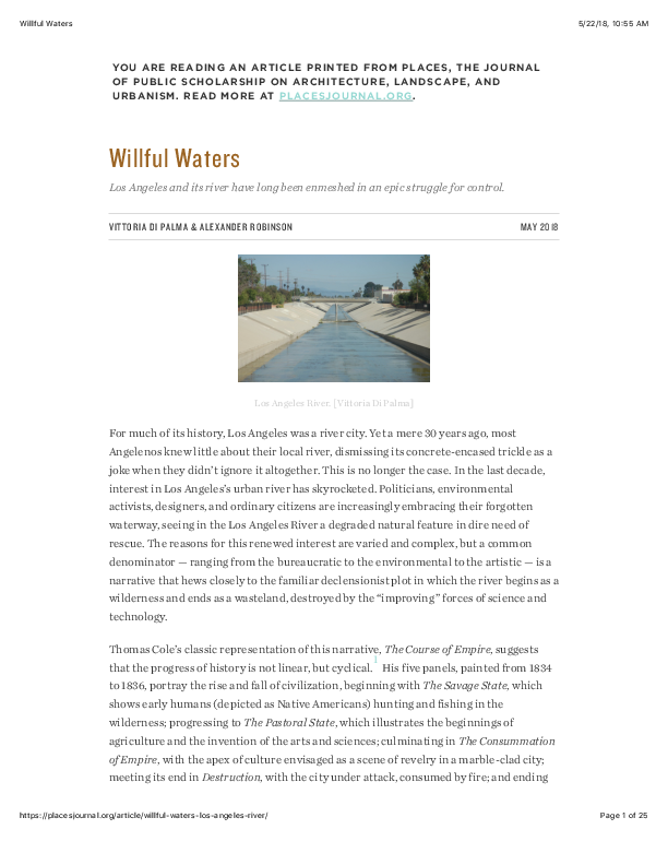 (PDF) Willful Waters