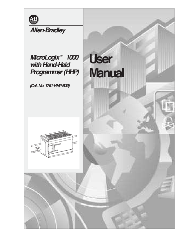 (PDF) User Manual MicroLogixt 1000 with Hand-Held Programmer (HHP