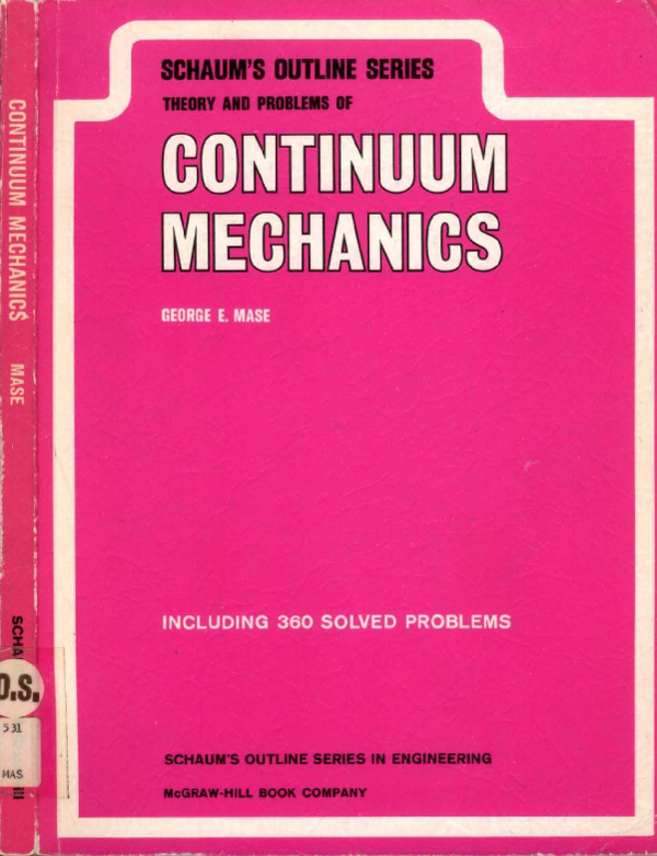 (PDF) Mase-Schaums Theory And Problems Of Continuum Mechanics