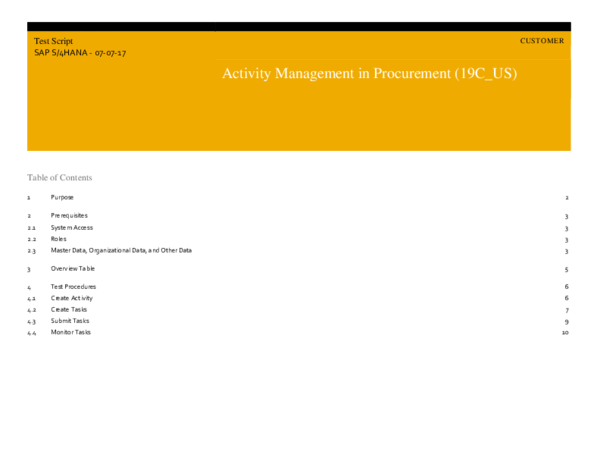 (DOC) Test Script SAP S/4HANA -07-07-17 Customer Activity Management in ...