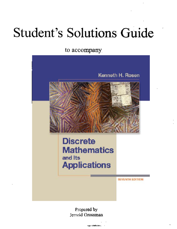 (PDF) Student's Solutions Guide