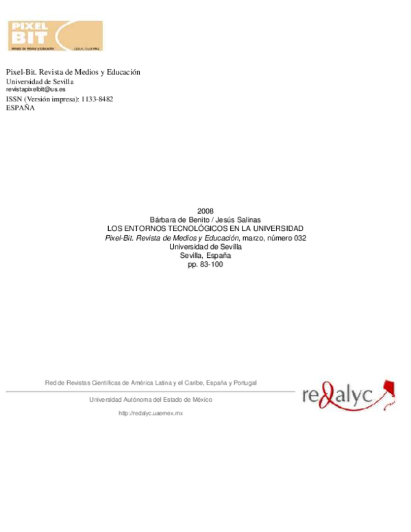 (PDF) Pixel-Bit. Revista de Medios y Educación | zully margarita ...