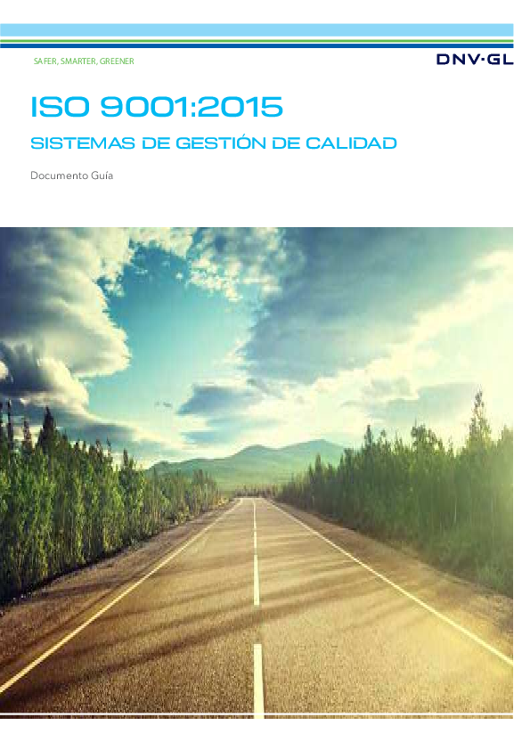 (PDF) ISO 9001:2015 SISTEMAS DE GESTIÓN DE CALIDAD