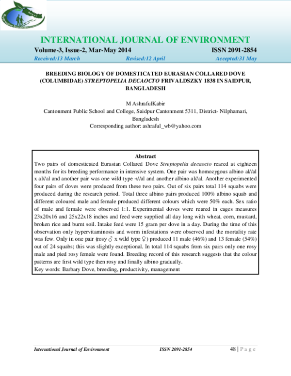 (PDF) International Journal of Environment INTERNATIONAL JOURNAL OF ...