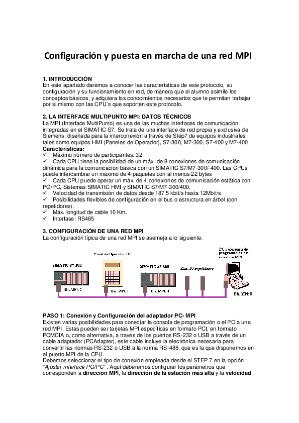 (DOC) Configuración red MPI