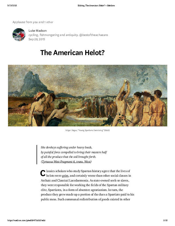 (PDF) The American Helot?