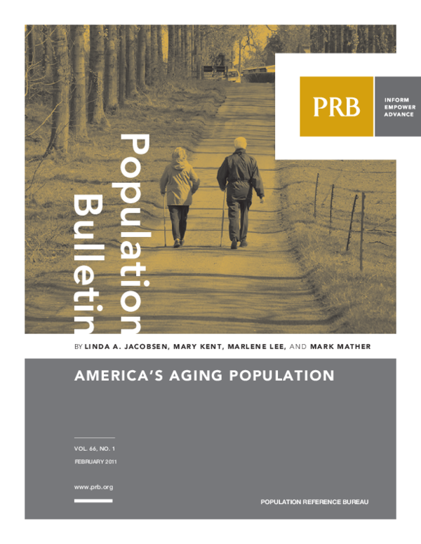 (PDF) PoPulation RefeRence BuReau america's aging population