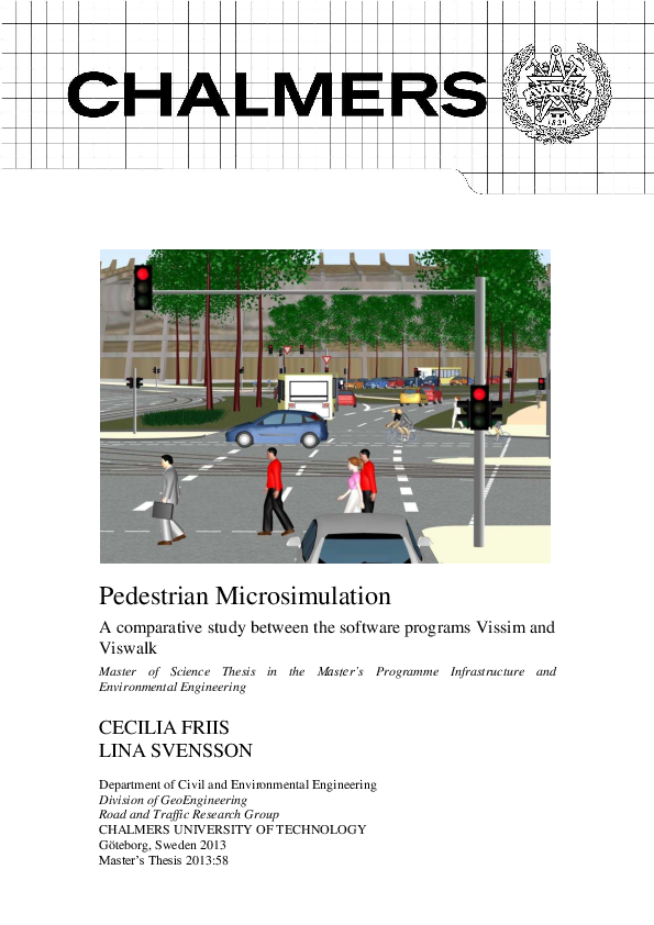 (PDF) Pedestrian Microsimulation