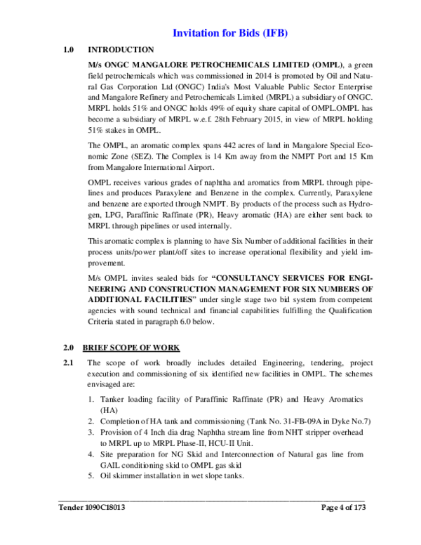 (PDF) Invitation for Bids (IFB