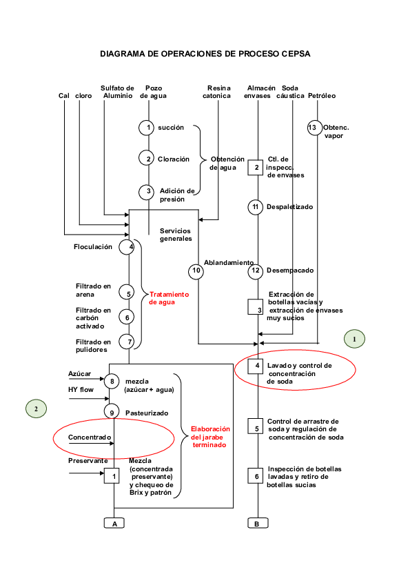 (DOC) DIAGRAMA DE OPERACIONES DE PROCESO CEPSA