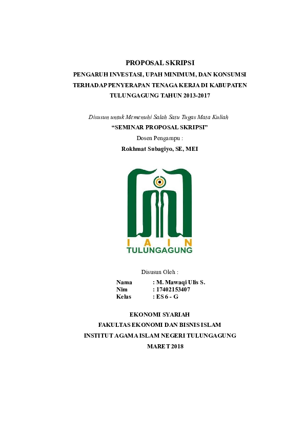 (DOC) OUTLINE PENGAJUAN PROPOSAL SKRIPSI | Angga Dwi Tanto - Academia.edu