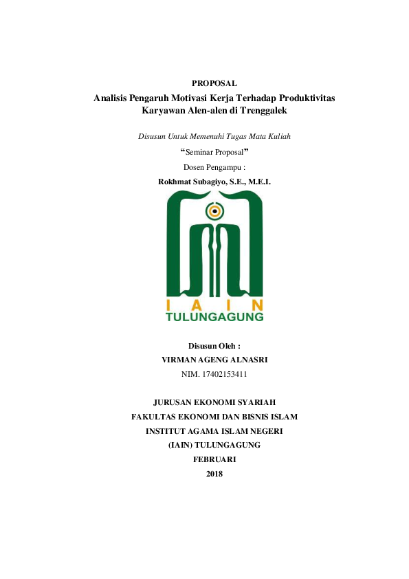 (PDF) Seminar Proposal