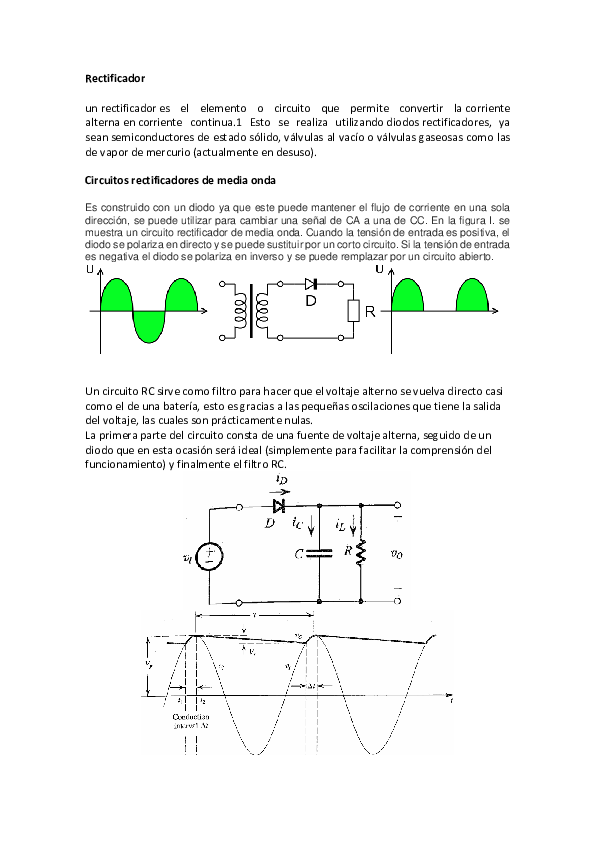 (DOC) Rectificador