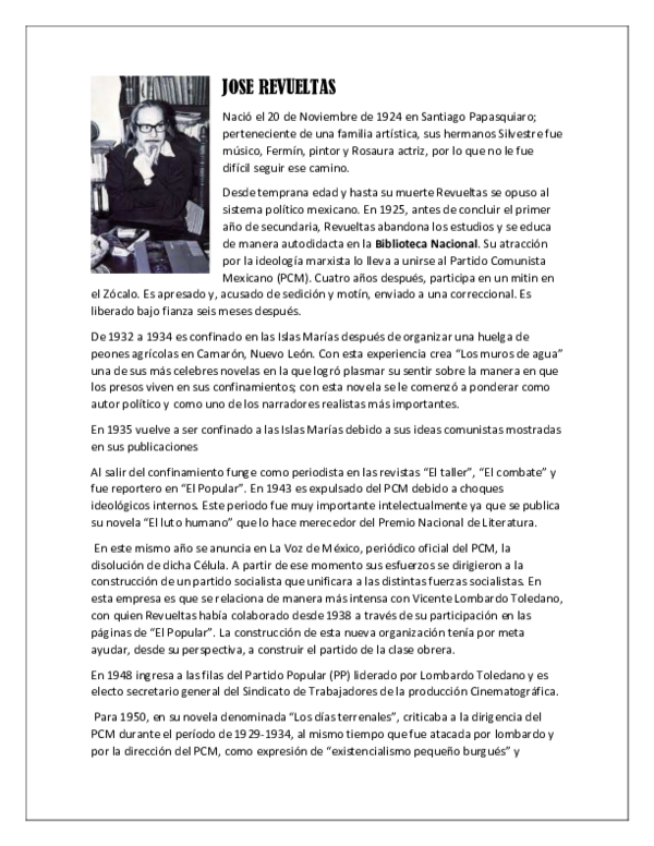 (PDF) JOSE REVUELTAS