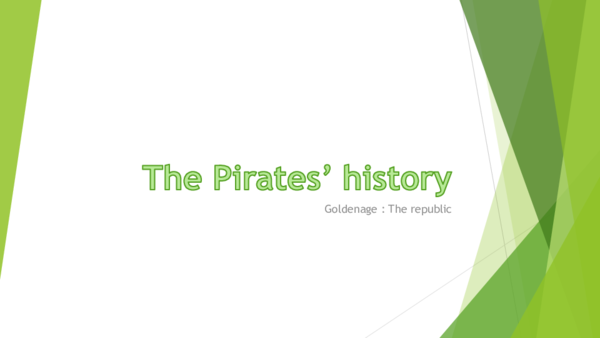 (PPT) The Pirates’ history