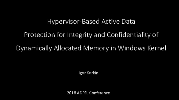 (PDF) Hypervisor-Based Active Data Protection for Integrity and ...