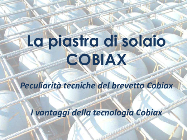 (PDF) La piastra di solaio COBIAX Peculiarità tecniche del brevetto ...