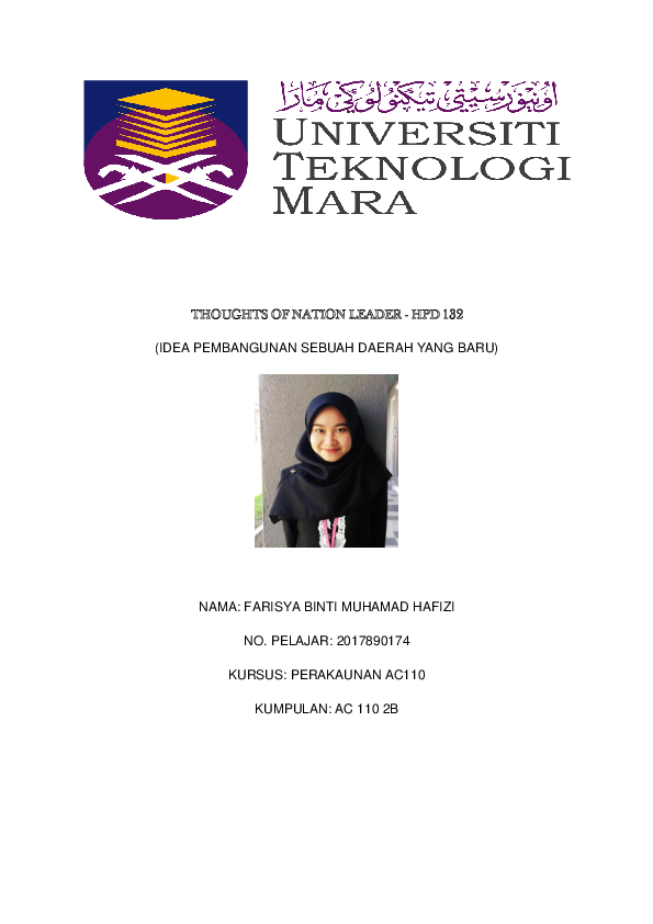 (DOC) THOUGHTS OF NATION LEADER -HPD 132