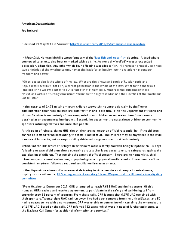 (DOC) American Desaparicidos | Joe Lockard - Academia.edu