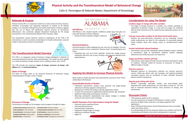 (PPT) Physical Activity and the Transtheoretical Model of Behavioral ...