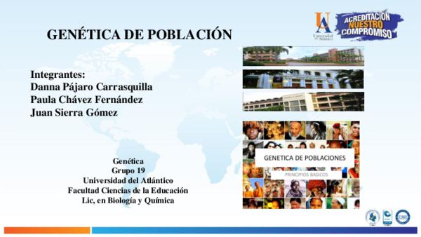 (PPT) GENETICA DE POBLACION