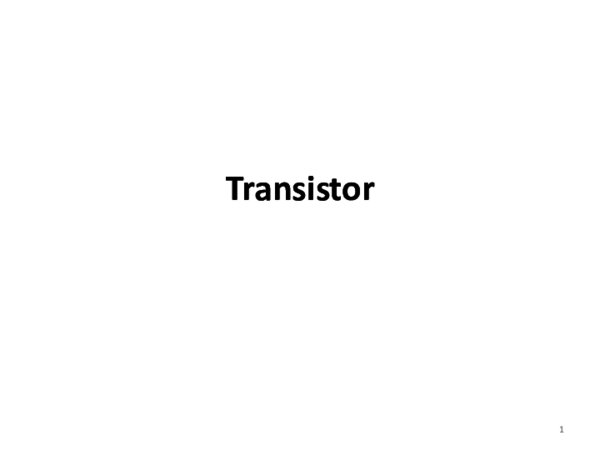 (PPT) 7. Transistor.pptx