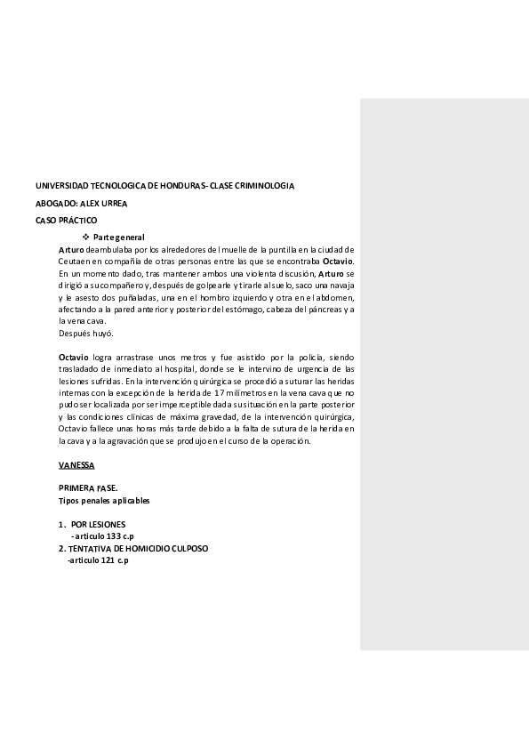 (DOC) UNIVERSIDAD TECNOLOGICA DE HONDURAS-CLASE CRIMINOLOGIA ABOGADO ...