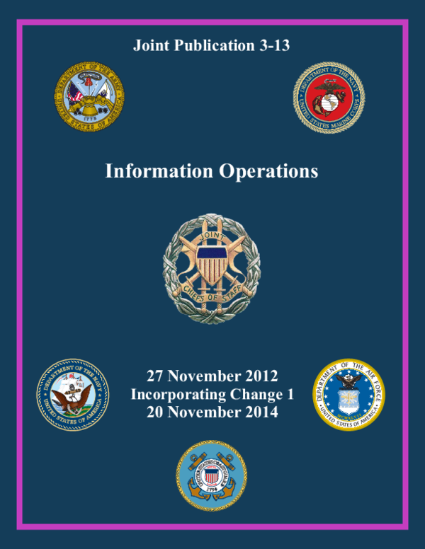 (PDF) Information Operations