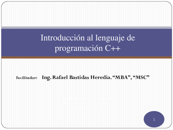 (PDF) Introducción al lenguaje de programación C