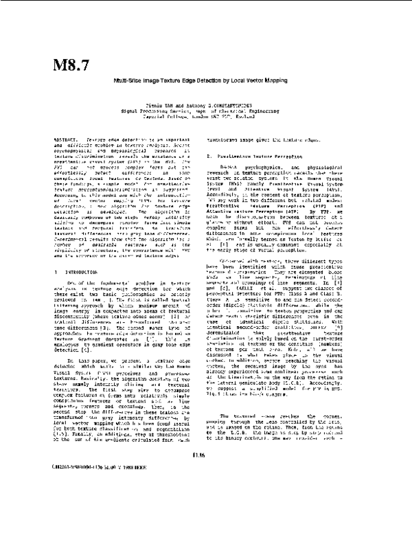 (PDF) Multi-Slice Image Texture Edge Detection by Local Vector Mapping | Anthony Constantinides ...