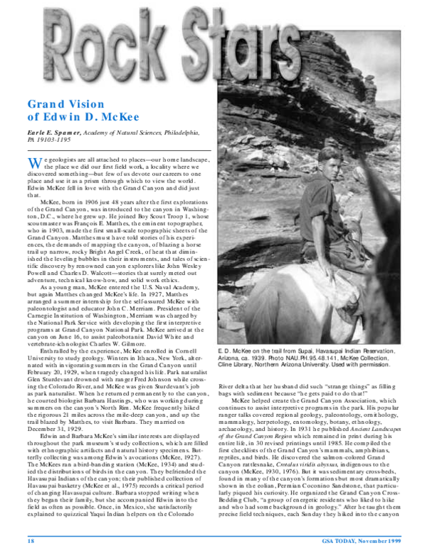 (PDF) Grand vision of Edwin D. McKee | Earle Spamer - Academia.edu