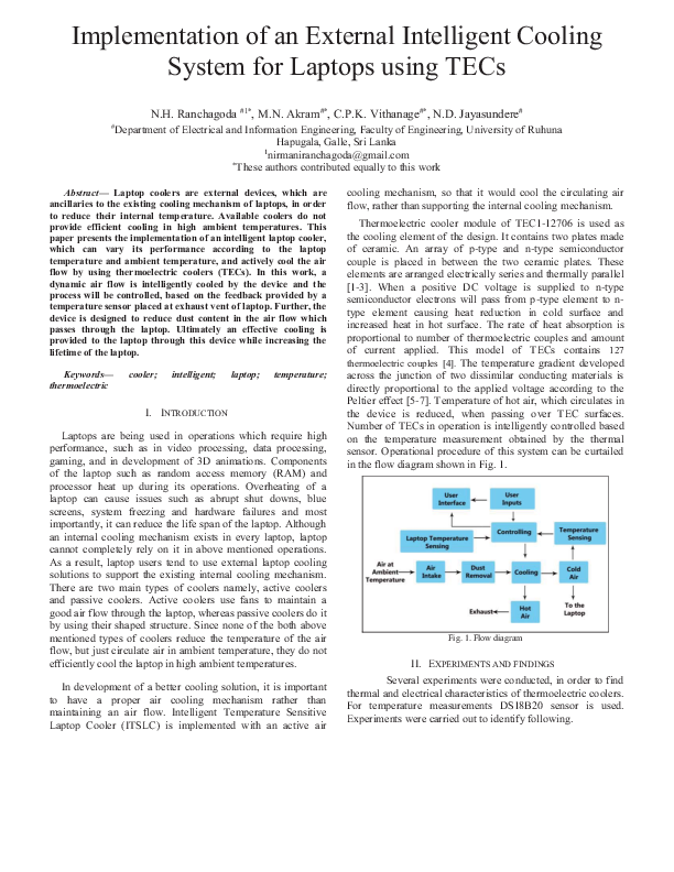 (PDF) Implementation of an External Intelligent Cooling System for ...