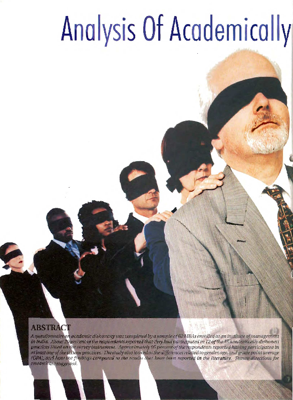 (PDF) Analysis Of Academically