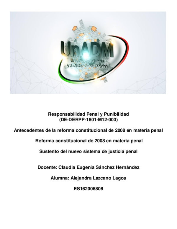 (DOC) Responsabilidad Penal y Punibilidad (DE-DERPP-1801-M12-003