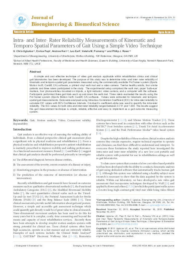 (PDF) intra-and-inter-rater-reliability-measurements-of-kinematic-and ...
