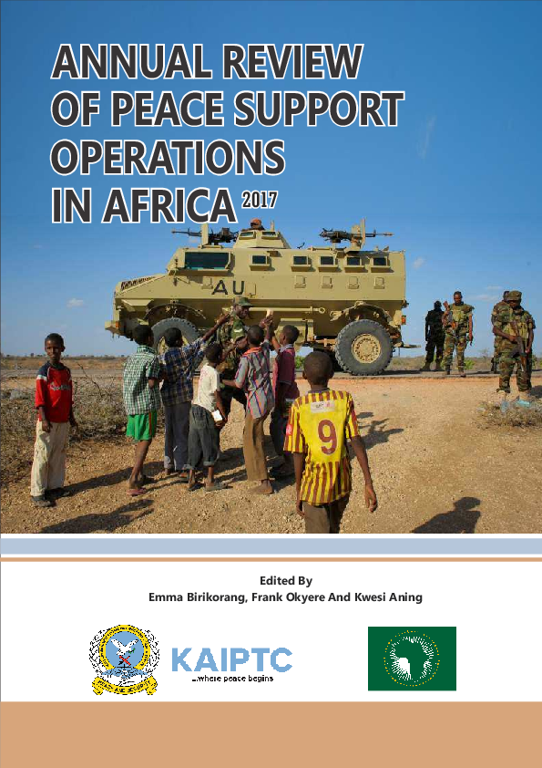 (PDF) Annual Review of Peace Support Operations in Africa 2017