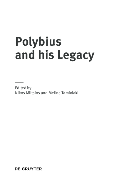 (PDF) Documents and Narrative: Reading the Roman-Carthaginian Treaties ...