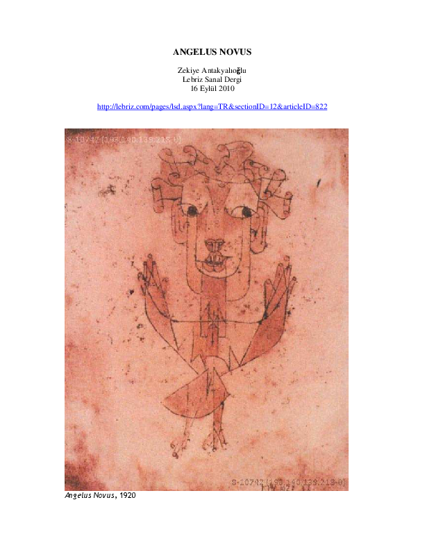 (PDF) ANGELUS NOVUS