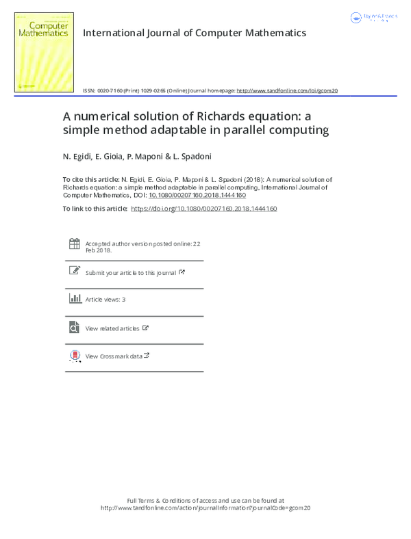 (PDF) International Journal of Computer Mathematics A numerical ...