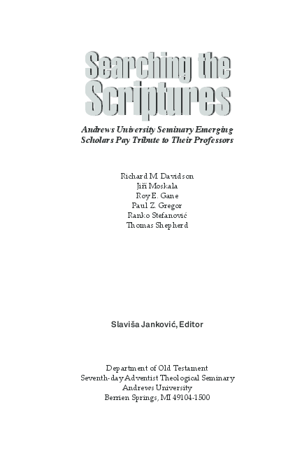 (PDF) Nature of the Covenant with Noah in Genesis 6:18