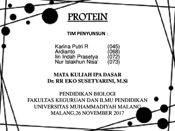 Ppt Proteinpptx 1930