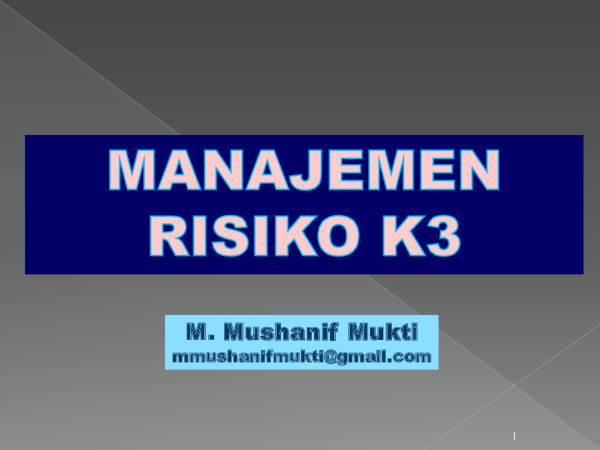(PPT) 8. MANAJEMEN RISIKO.ppt