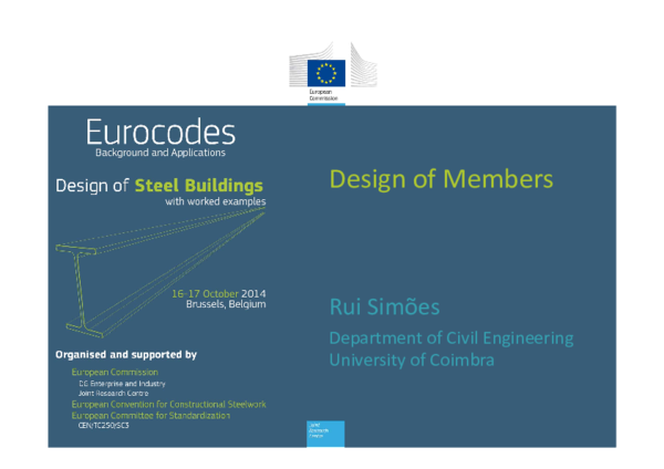 (PDF) Design of Members Eurocodes ‐ Design of steel buildings with ...