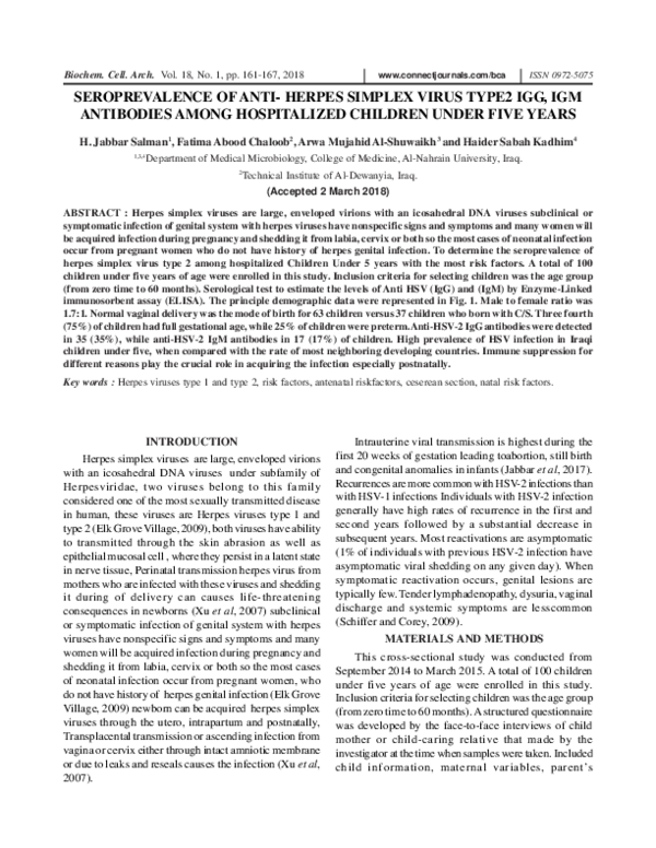 (PDF) Herpes simplex genitalis infections | Leonard Weisman - Academia.edu