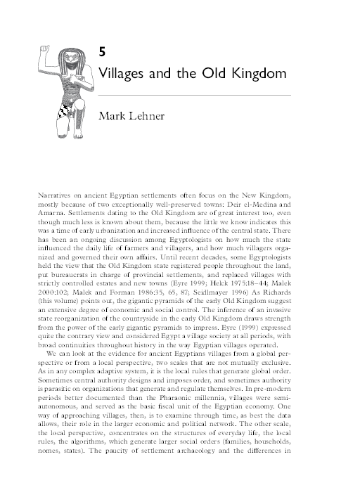 (PDF) Villages and the Old Kingdom