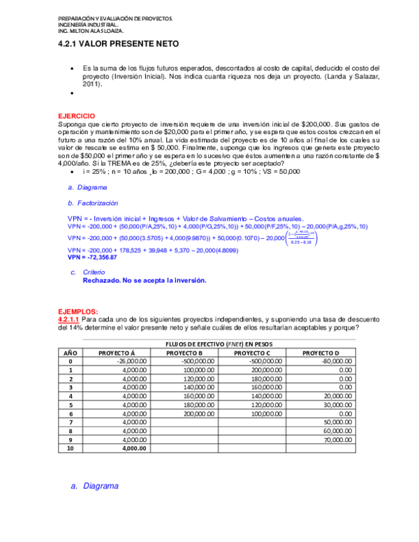 (PDF) 4.2.1 VALOR PRESENTE NETO