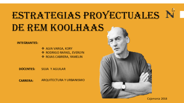 (PPT) Presentación taller rem koolhaas final