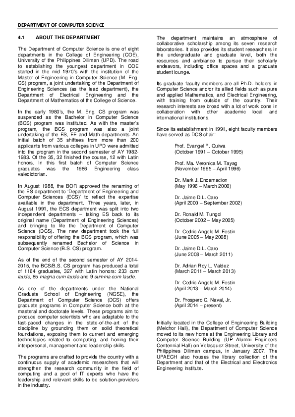 (PDF) DEPARTMENT OF COMPUTER SCIENCE